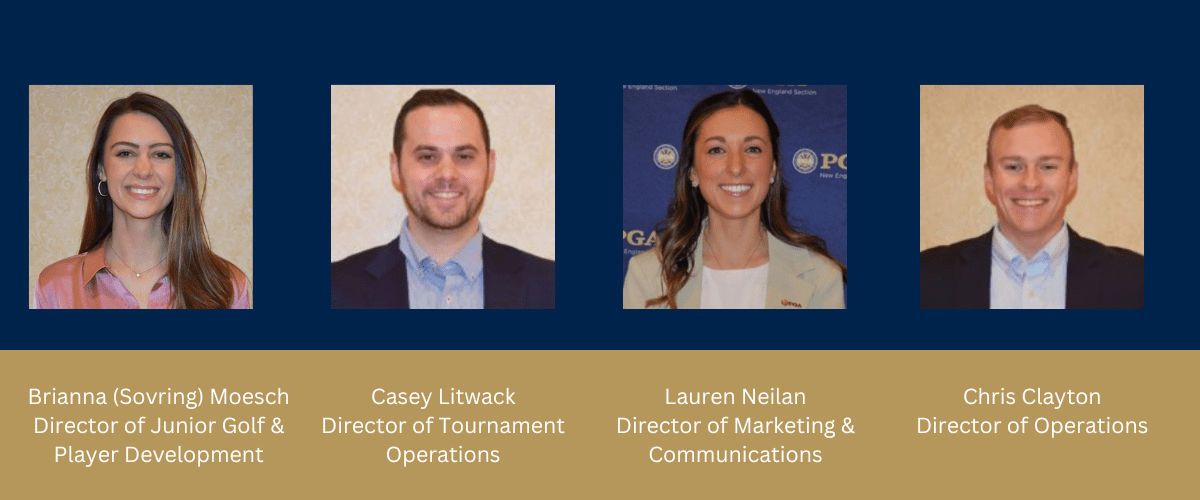 New England PGA Announces Staff Promotions & Role Changes – New England